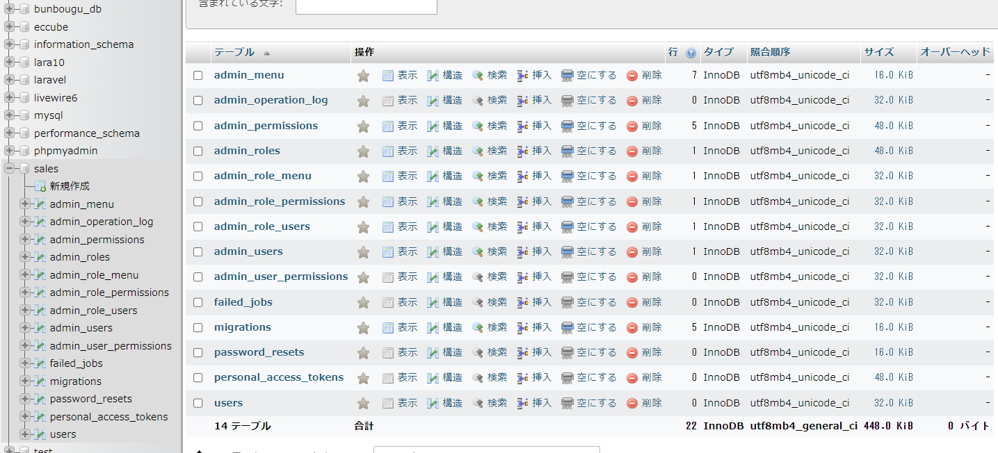 Laravel フレームワーク初期導入の手順の覚書 便利なlaravel Adminを導入してみる Saos6note